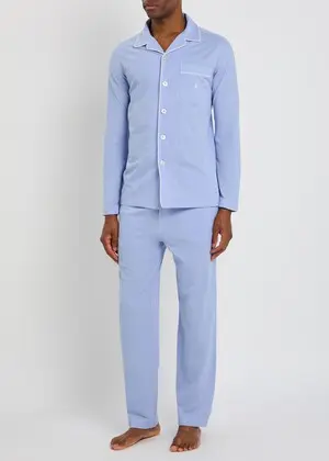 Polo Ralph Lauren Logo-embroidered Cotton Pyjama Set