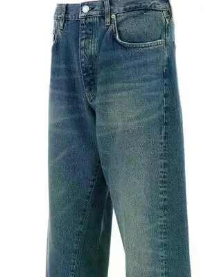 SUNFLOWER Faded Straight-leg Jeans