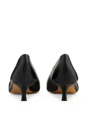 Le Monde Beryl Babouches Leather Heeled Pumps