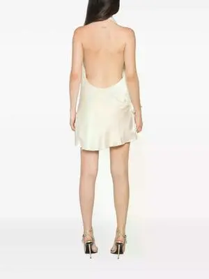 Arcina Ori Rosa Draped Halterneck Mini Dress
