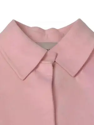 Valentino Garavani Concealed-fastening Flared-skirt Coat