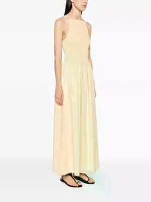 Faithfull The Brand Laia Shirred Bodice Maxi Dress