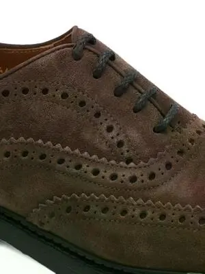DOUCAL'S Suede Brogue Oxford Shoes