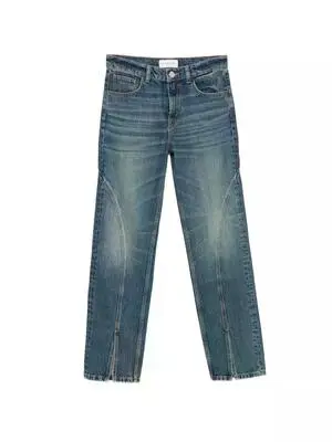 Brandon Maxwell Campbell Spiral-seam Jeans - Blue