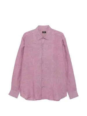 Zegna Linen Shirt - Pink