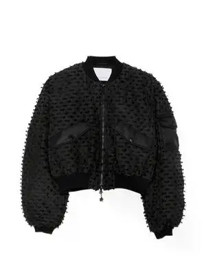 Cecilie Bahnsen Fil-coupé Jacket - Black