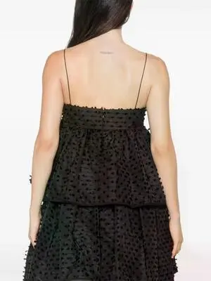 Cecilie Bahnsen Babette Fil-coupé Top