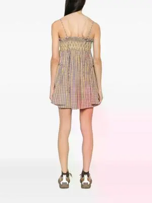 DAMSON MADDER Lilo Mini Dress - Brown