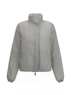 GONGDID DESIGN Plissé-effect Padded Jacket - Neutrals