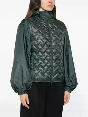 Moncler Quilted-panel Hooded Jacket
