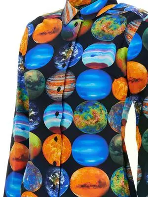 IRIE' Planet-print Long-sleeve Shirt