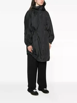Moncler Drawstring Hooded Jacket - Black