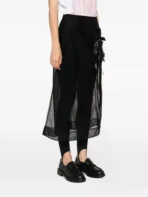 Simone Rocha Ribbon Rosette Ripple Skirt