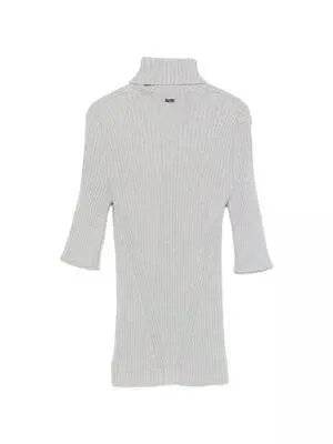 Herno Turtleneck Short-sleeve Sweater