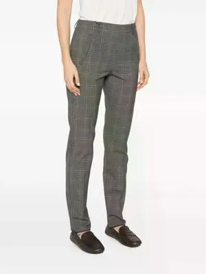 Marella Sepoca Check-pattern Trousers