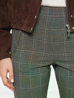Marella Sepoca Check-pattern Trousers