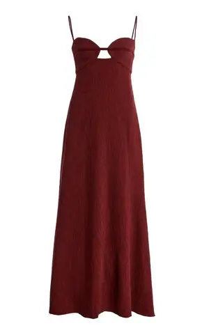 Johanna Ortiz Dream Spinner Textu Maxi Dress