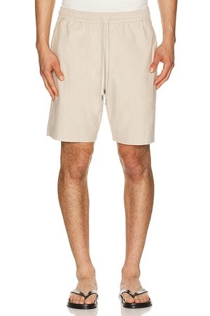 Theory Soft Terry Short - Warm Silver Cloud