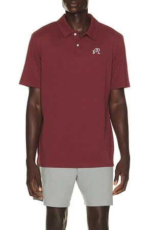 MALBON Fairway Polo - Raspberry Truffle