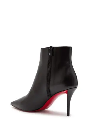 CHRISTIAN LOUBOUTIN Miss Z Booty 80 Leather Ankle Boots
