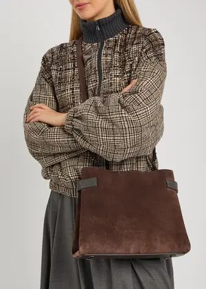 Brunello Cucinelli Suede Tote Bag