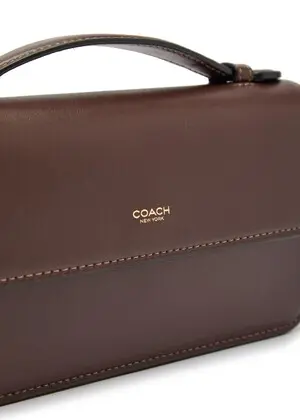 COACH Elora Leather Top Handle Bag