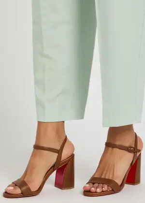 CHRISTIAN LOUBOUTIN Jane 85 Leather Sandals