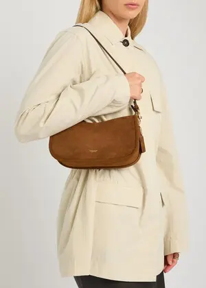 COACH Waverly Suede Cross-body Bag