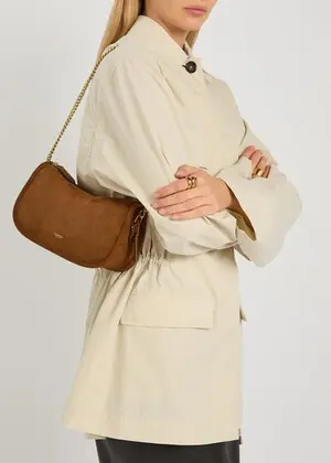 COACH Waverly Suede Cross-body Bag