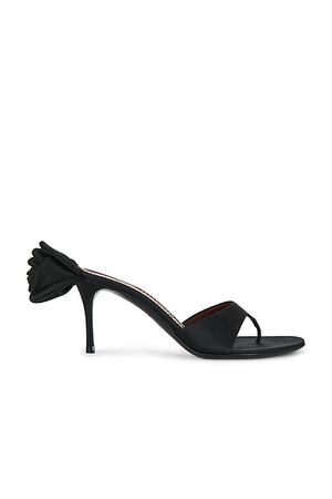 Magda Butrym Flower Sandal Heel - Black