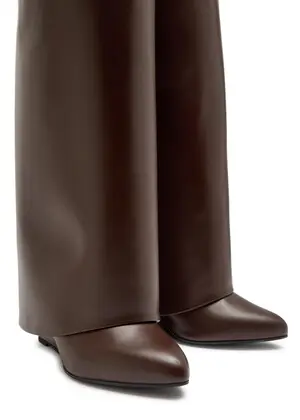 Givenchy Shark 95 Leather Knee-high Boots
