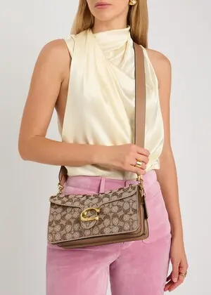 COACH Tabby 26 Embellished Leather Shoulder Bag