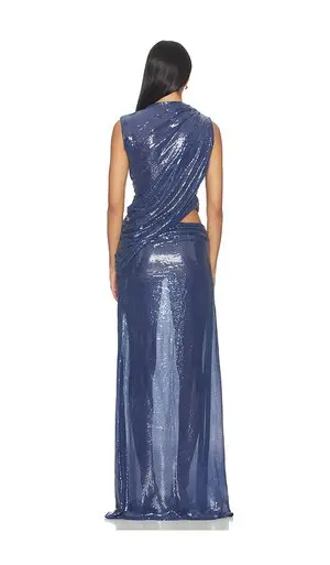 DEME BY GABRIELLA The Spencer Dress - Blue