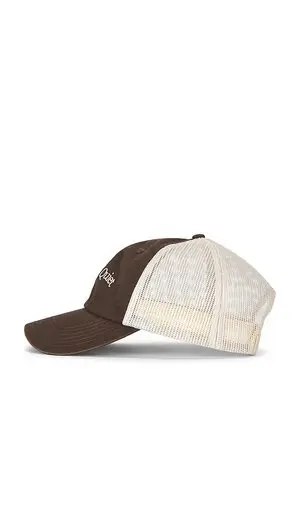 MUSEUM OF PEACE & QUIET Wordmark Trucker Hat - Brown