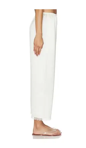 LESET Barb Lace Crop Pant In . Also