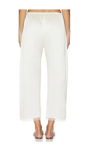 LESET Barb Lace Crop Pant In . Also