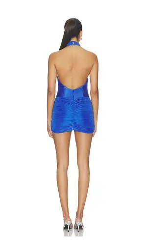 LOVERS AND FRIENDS Octavia Mini Dress - Blue
