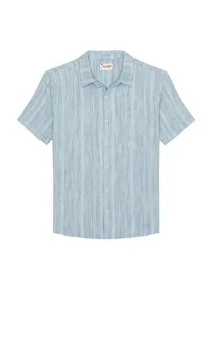 Marine Layer Classic Stretch Selvage Shirt In . Also - Blue
