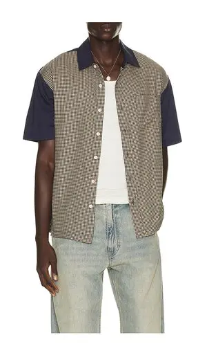 Brixton Cru Short Sleeve Shirt In . Also