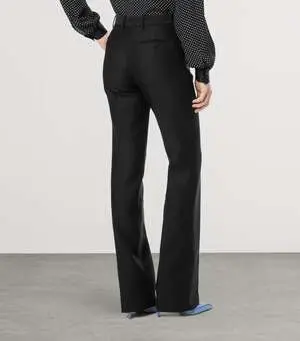 TOM FORD Wool-silk Tailored Trousers