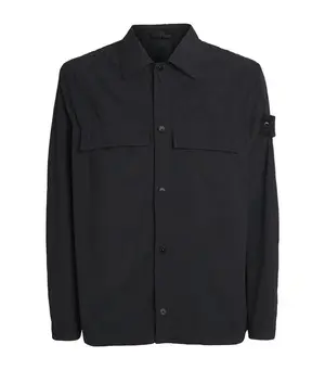 Stone Island Nylon Tela Overshirt - Black