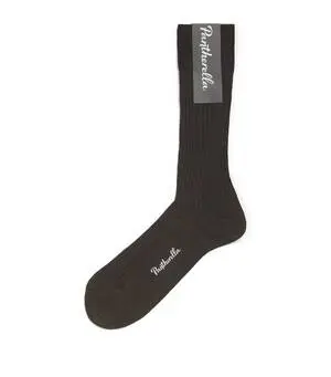 Pantherella Ribbed Danvers Socks - Brown