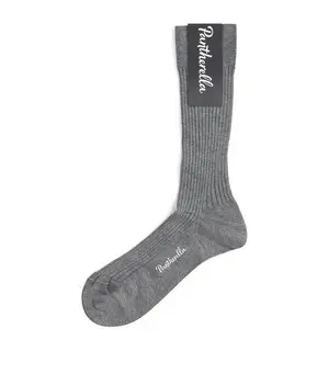 Pantherella Ribbed Danvers Socks - Grey