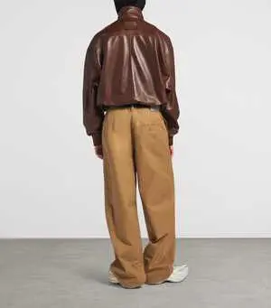 Balenciaga Leather Blouson Jacket