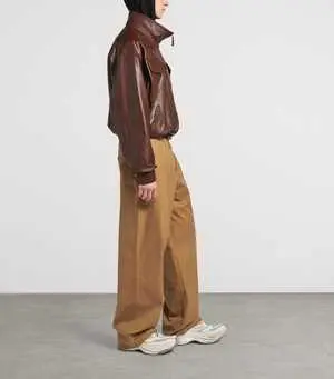 Balenciaga Leather Blouson Jacket