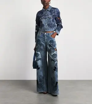 Alice + Olivia Chloe Denim Jacket