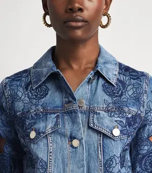 Alice + Olivia Chloe Denim Jacket