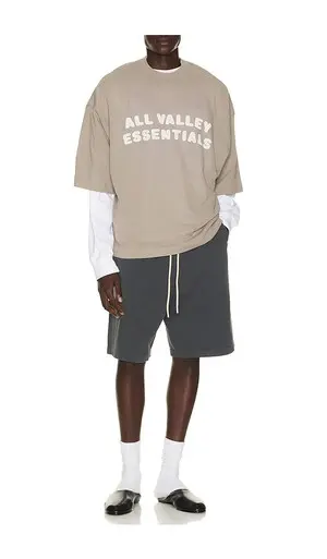 Fear Of God Merch Tee In . Also - Grey
