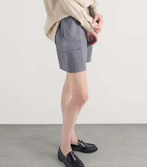 Prada Virgin Wool-mohair Shorts