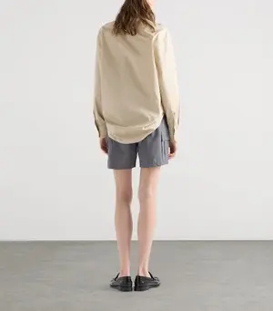 Prada Virgin Wool-mohair Shorts